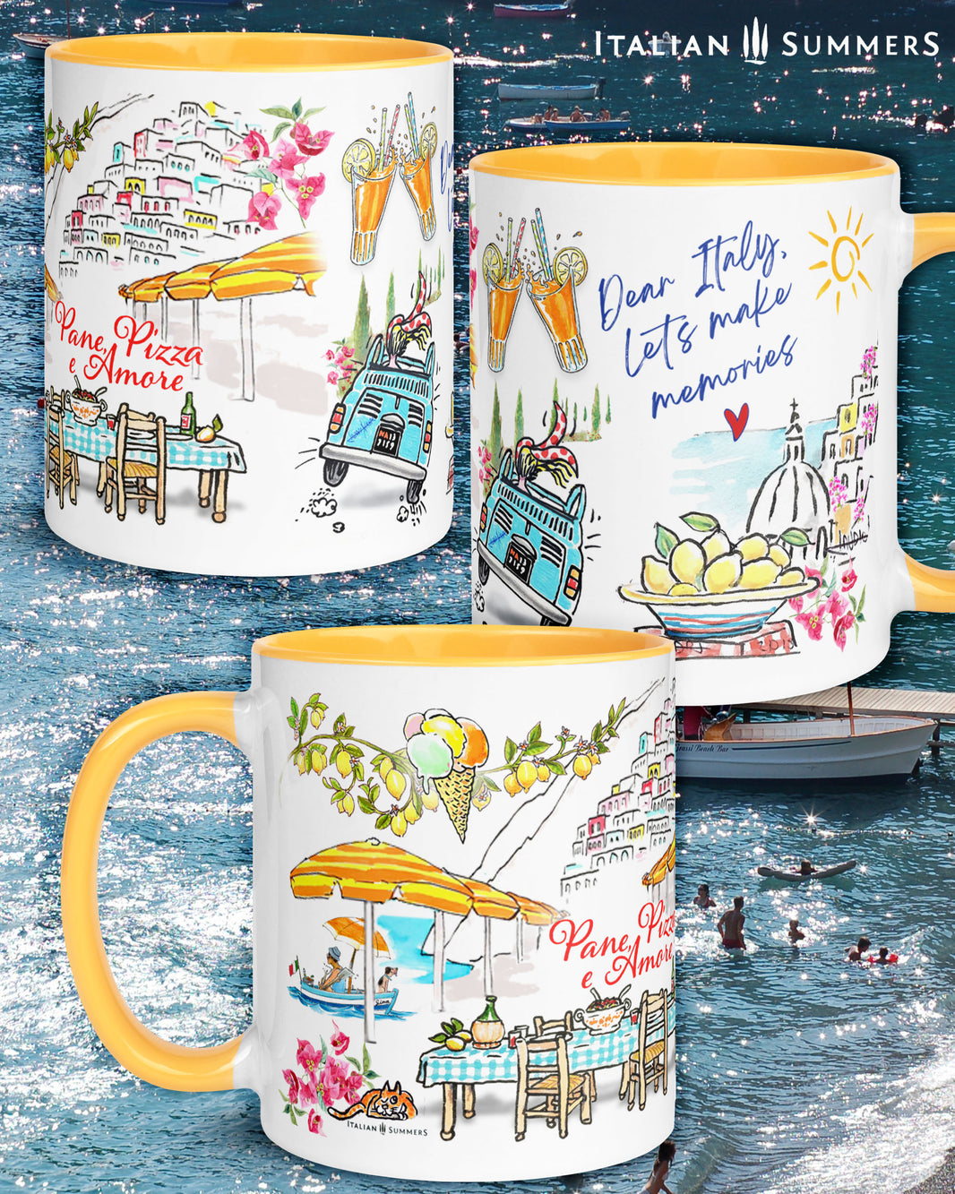 Italian Coffee Mugs & Espresso Cups | Italy-Inspired Mugs | Italian Summers